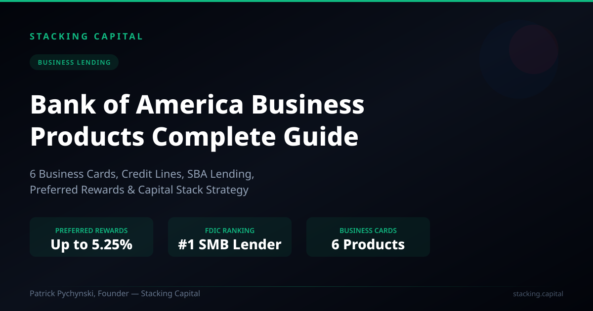 Bank of America Business Products | Stacking Capital