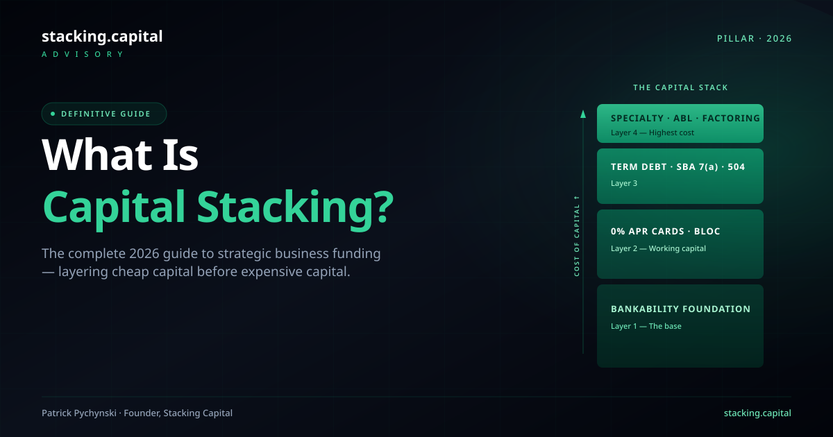 What Is Capital Stacking? The Complete 2026 Guide to Strategic Business ...